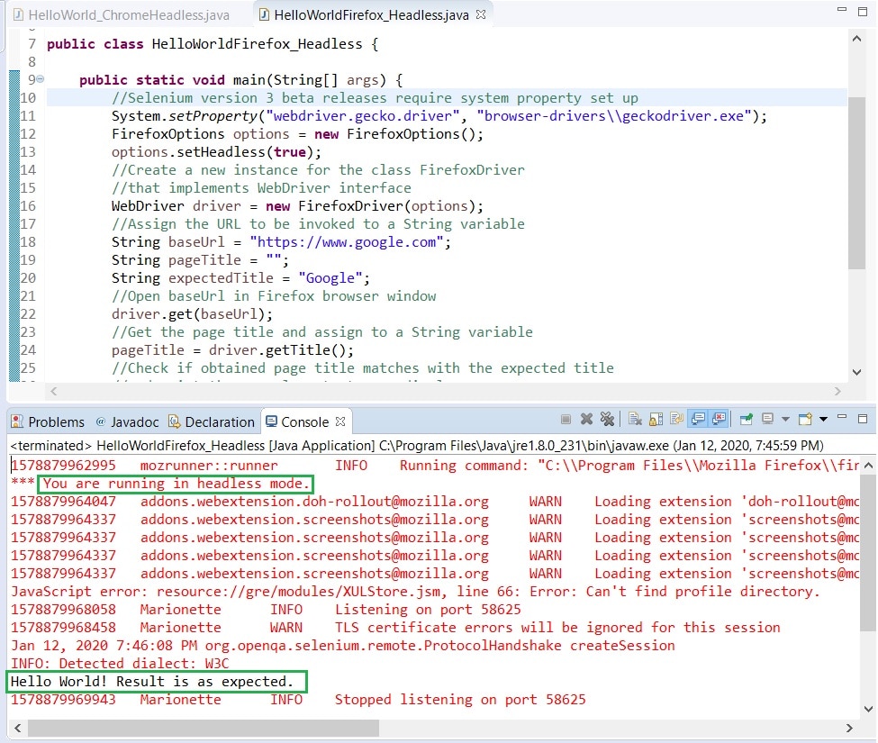 10m Advanced Webdriver Running Tests In Headless Mode Java Beginners Tutorial